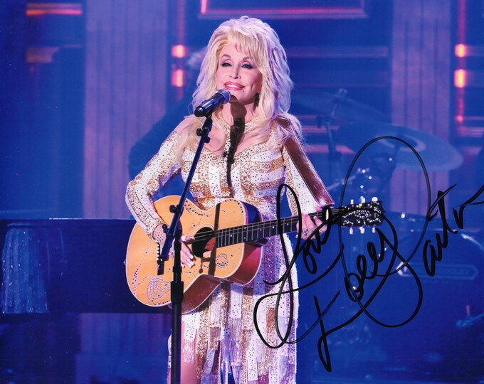 Signed Dolly Parton 8 X 10 Photo Nice - Etsy