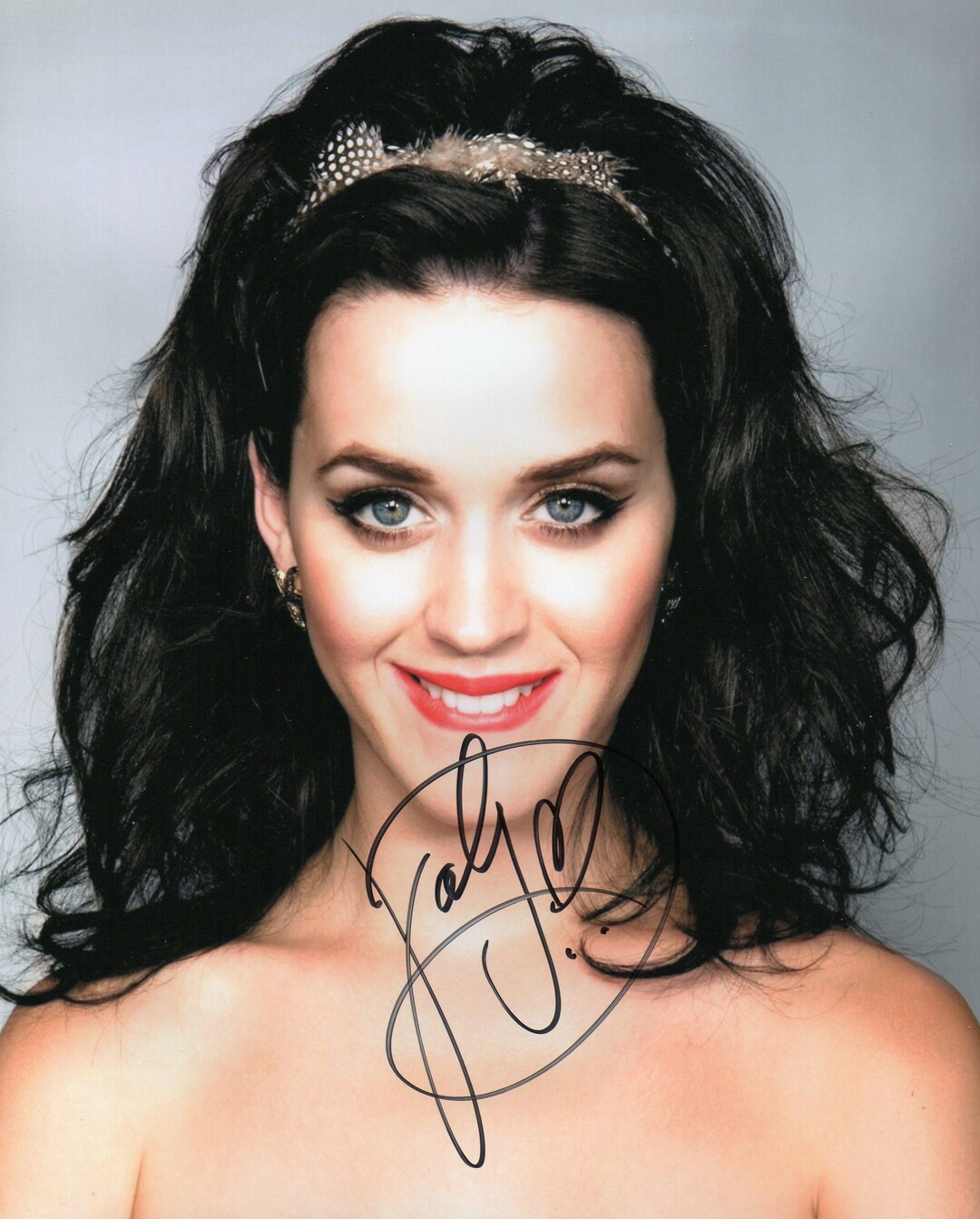 Signed Katy Perry 8 X 10 Photo Cute - Etsy