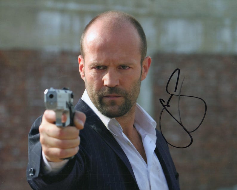 Signed Jason Statham 8 X 10 Photo the Fast and the Furious the ...