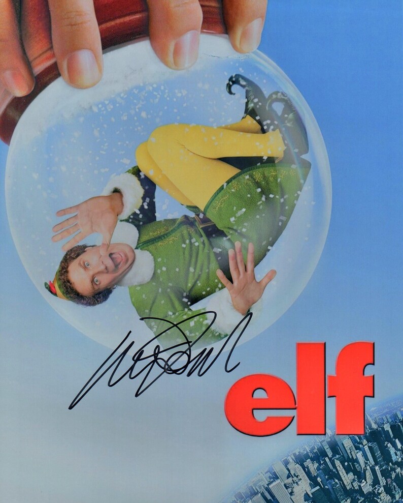 Signed Will Ferrell 8 X 10 Photo Elf Nice - Etsy