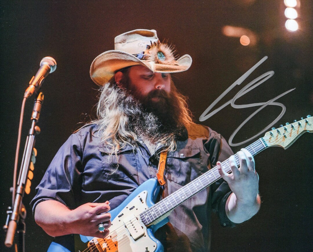 Signed Chris Stapleton 8 X 10 Photo Really Nice - Etsy