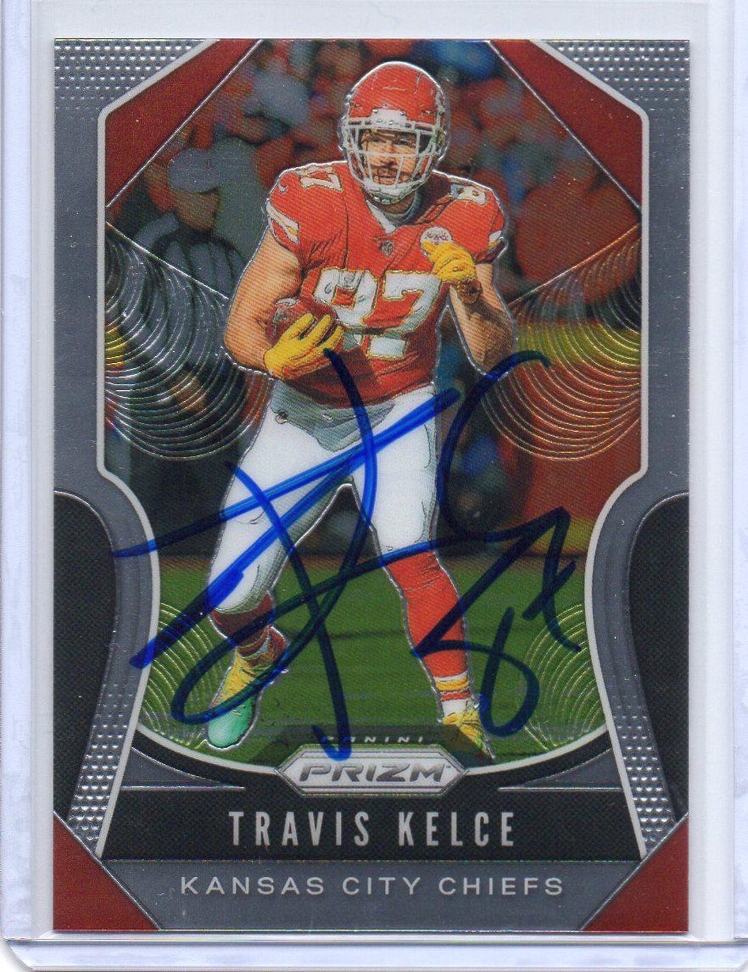 Signed Travis Kelce Card Kansas City Chiefs - Etsy