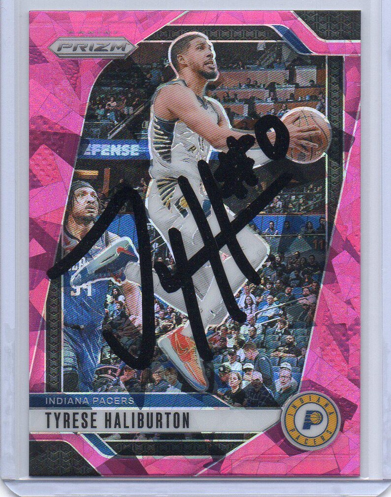 Signed Tyrese Haliburton Card Indiana Pacers Nice - Etsy