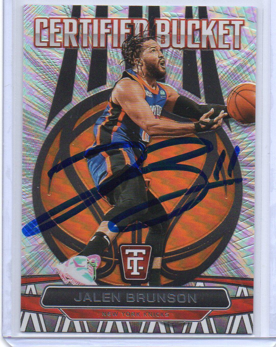 Signed Jalen Brunson Card New York Knicks Nice - Etsy