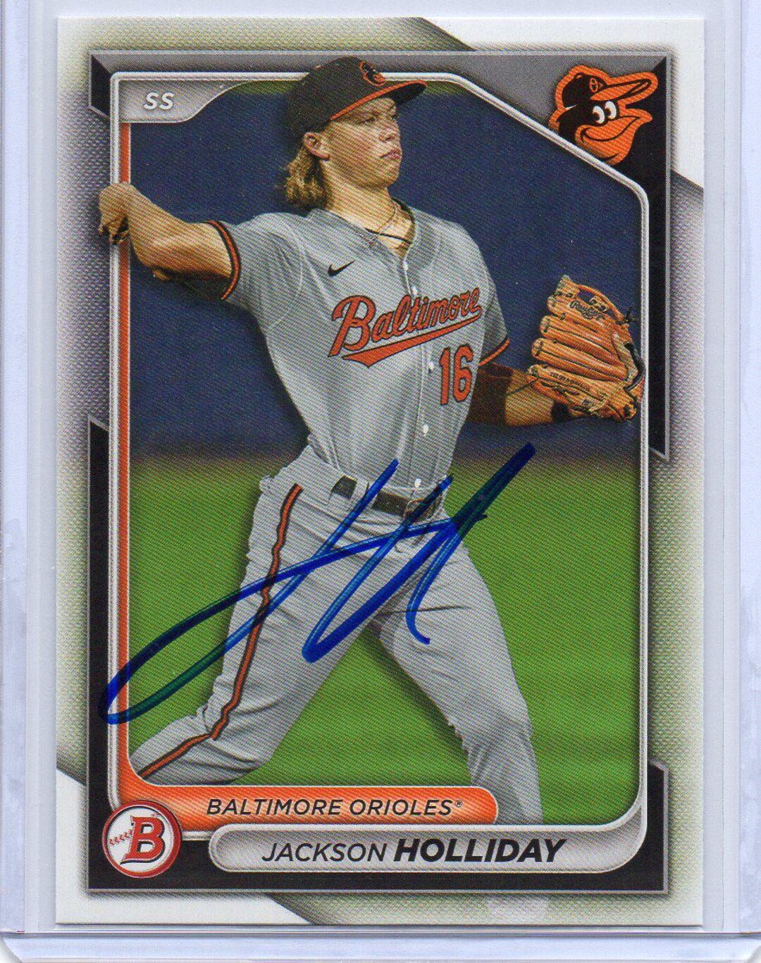 Signed Jackson Holliday Card Baltimore Orioles Nice - Etsy