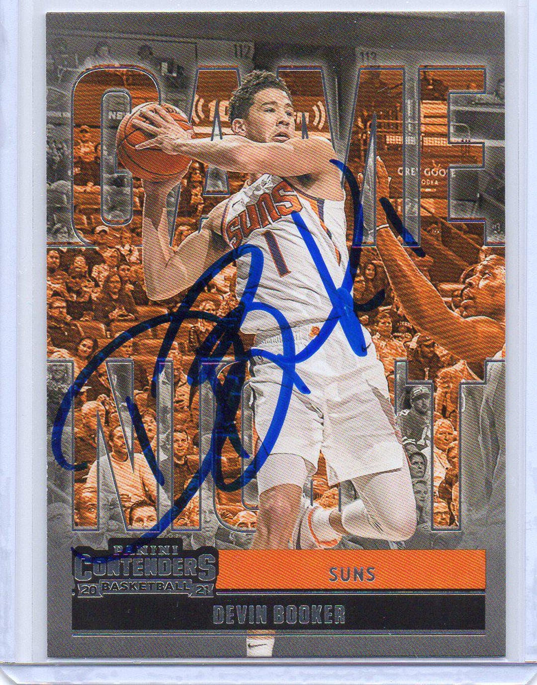 Signed Devin Booker Card Phoenix Suns Very Nice - Etsy