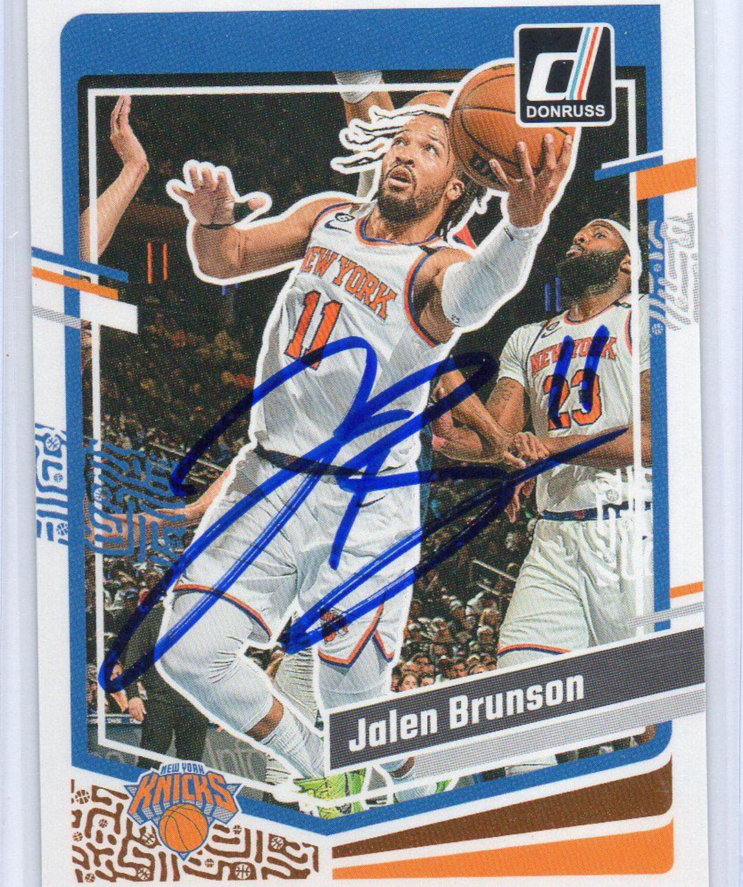 Signed Jalen Brunson Card New York Knicks - Etsy