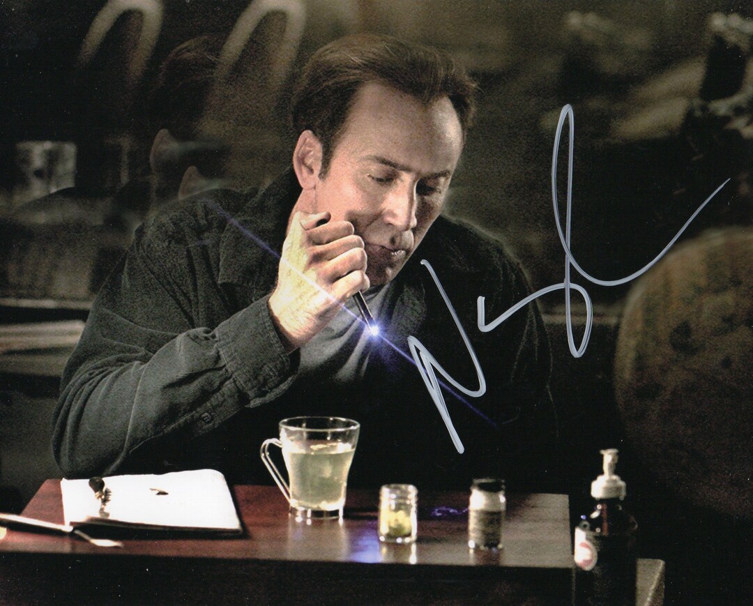 Signed Nicolas Cage 8 X 10 Photo National Treasure - Etsy