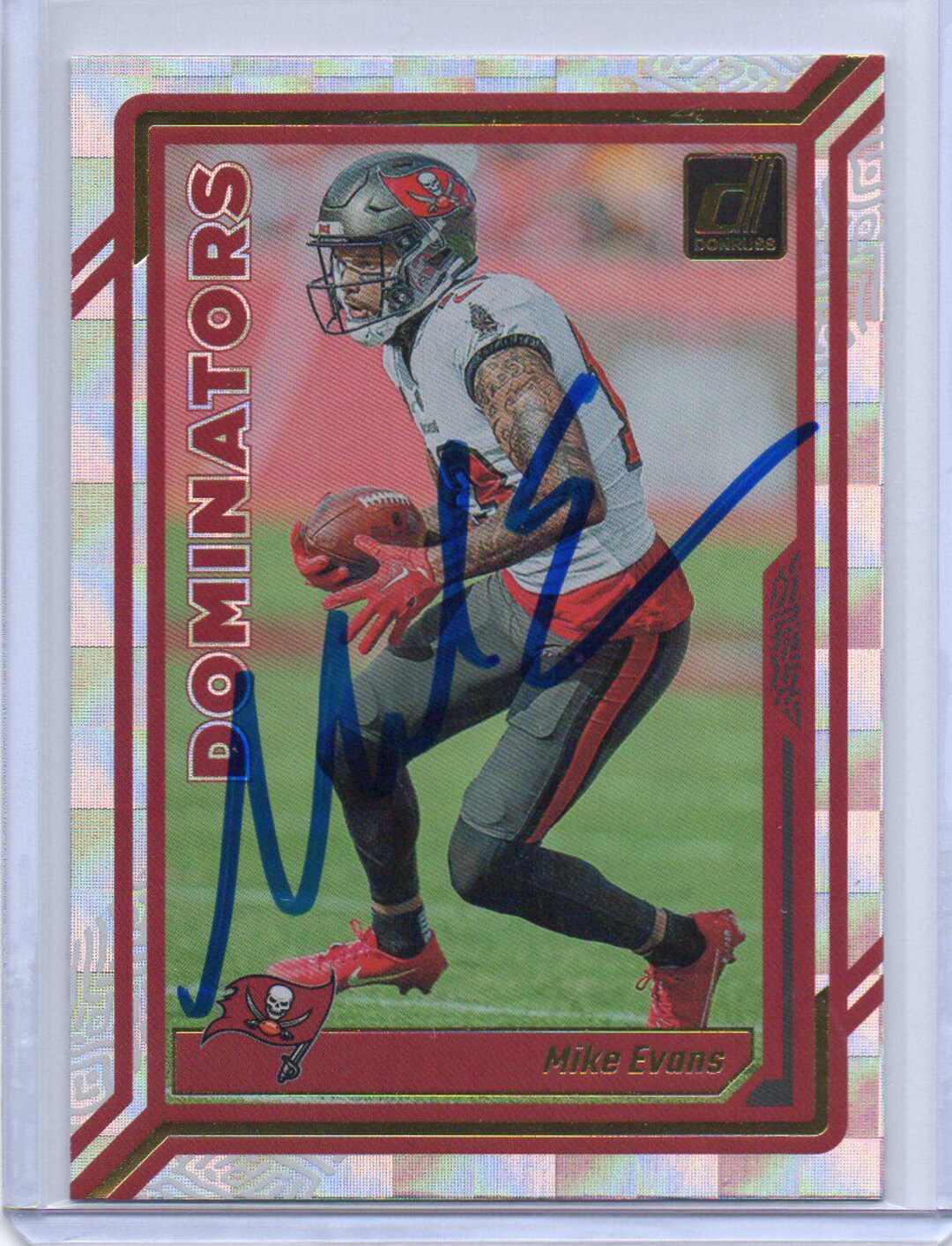 Signed Mike Evans Card Tampa Bay Buccaneers Nice - Etsy
