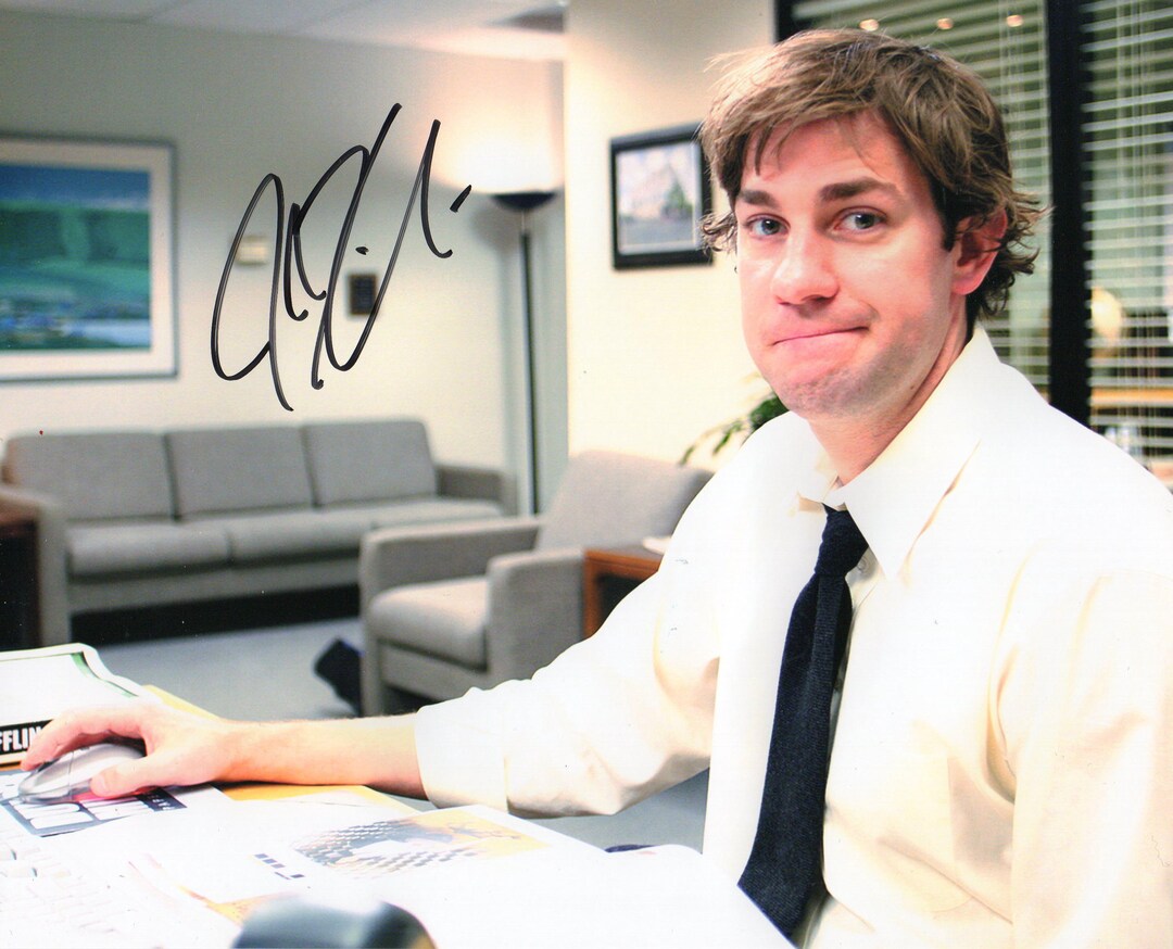 Signed John Krasinski 8 X 10 Photo - Etsy
