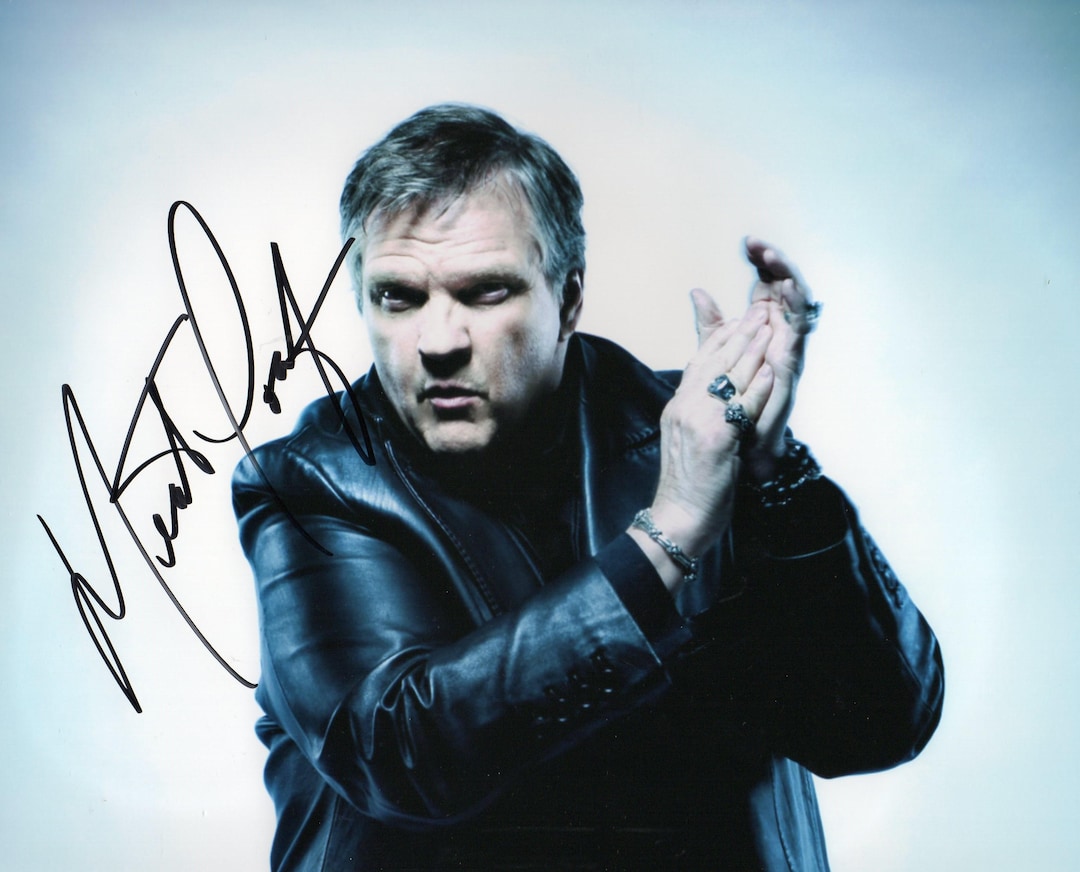 Signed Meat Loaf 8 X 10 Photo Very Nice - Etsy