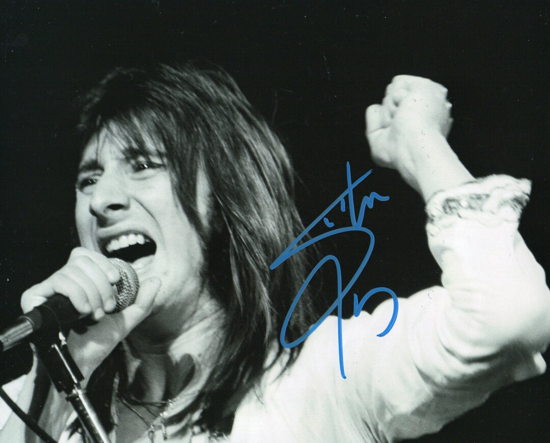 Signed Steve Perry 8 X 10 Photo Journey Nice - Etsy