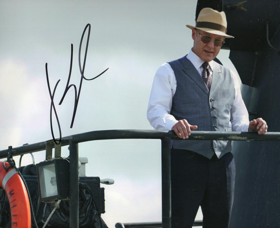 Signed James Spader 8 X 10 Photo the Blacklist Very Nice - Etsy