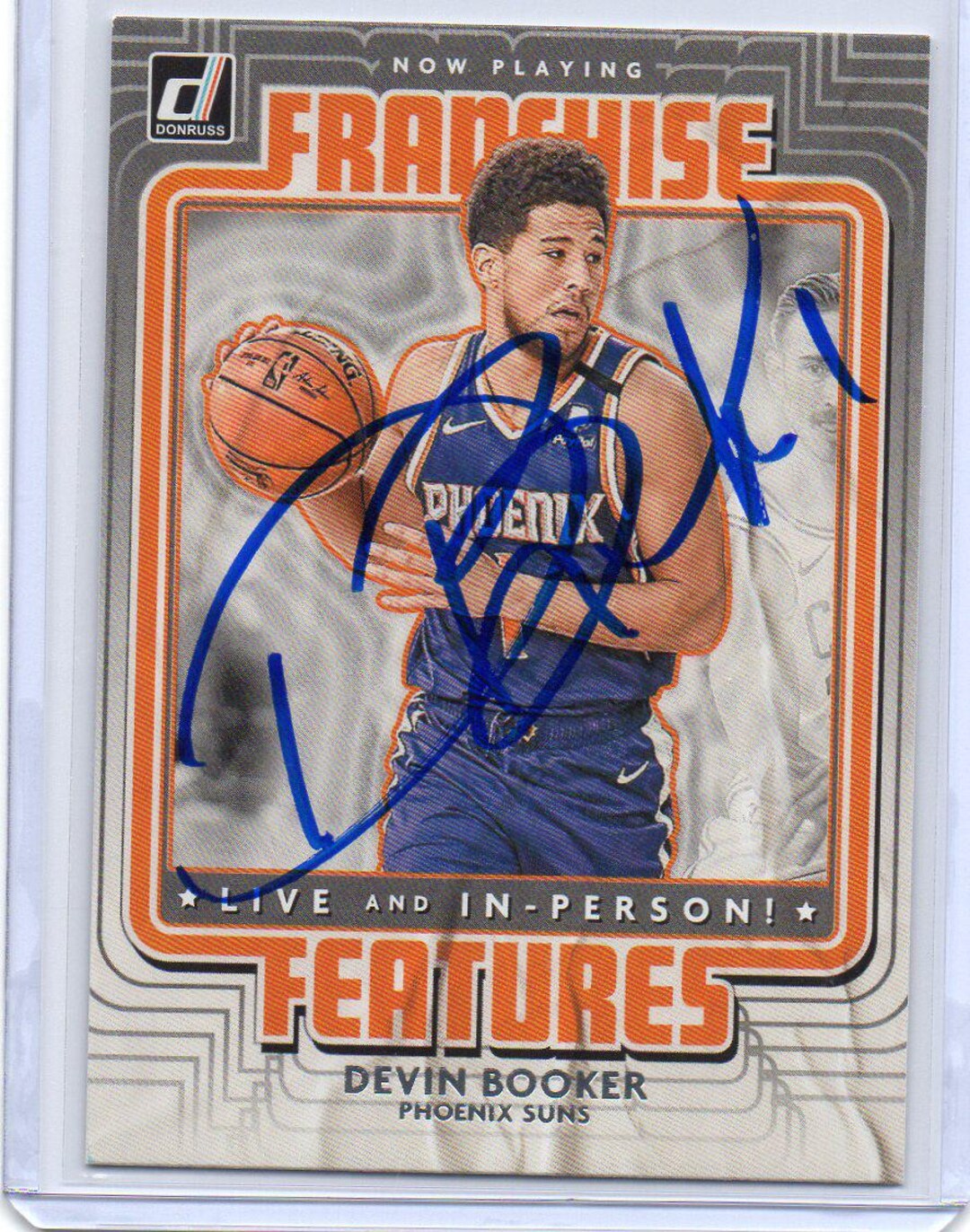 Signed Devin Booker Card Phoenix Suns Nice - Etsy