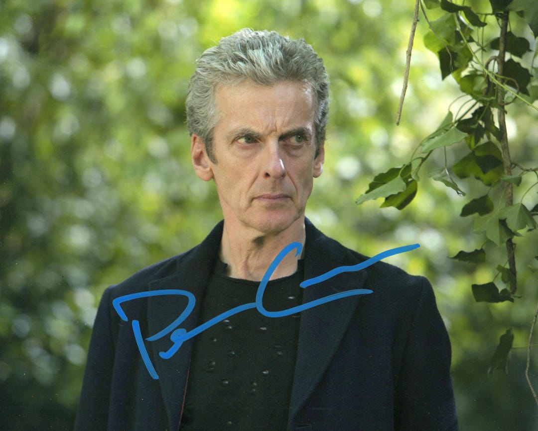 Signed Peter Capaldi 8 X 10 Photo Very Nice - Etsy