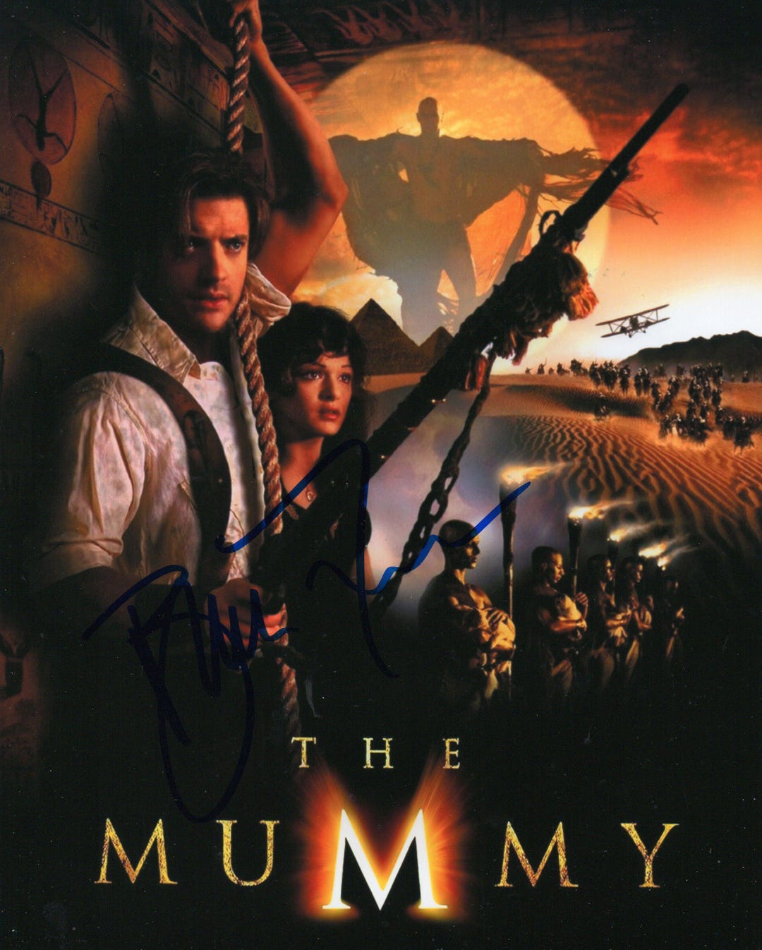 Signed Brendan Fraser 8 X 10 Photo the Mummy Very Nice - Etsy