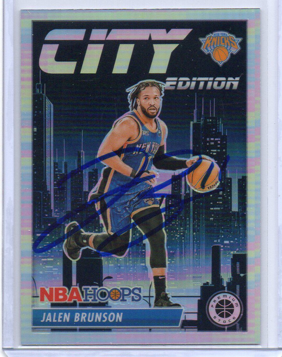 Signed Jalen Brunson Card New York Knicks - Etsy