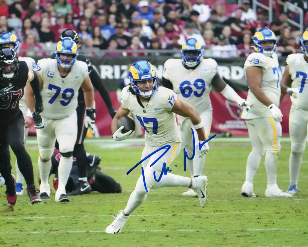 Signed Puka Nacua 8 X 10 Photo Los Angeles Rams Very Nice - Etsy