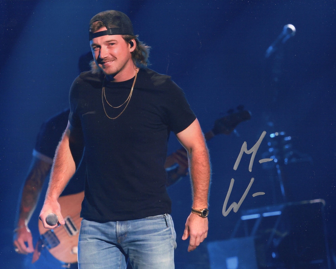Signed Morgan Wallen 8 X 10 Photo - Etsy
