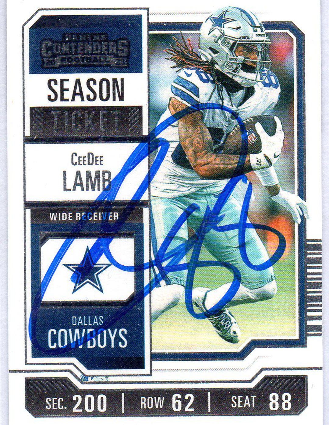 Signed Ceedee Lamb Card Cowboys - Etsy