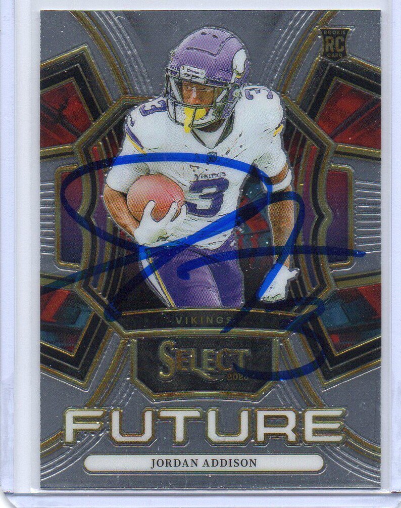 Signed Jordan Addison Card Minnesota Vikings - Etsy