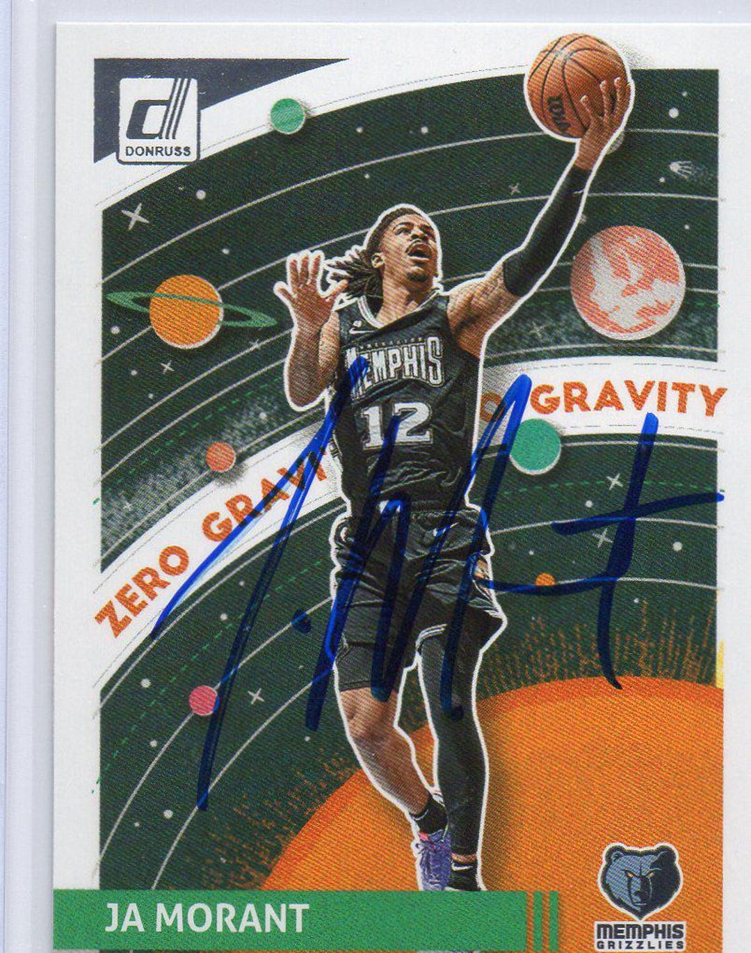Signed Ja Morant Card Memphis Grizzlies Nice - Etsy