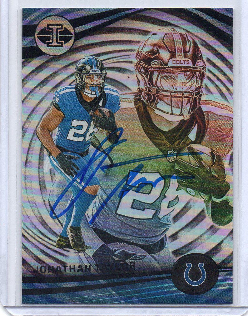 Signed Jonathan Taylor Card Indianapolis Colts - Etsy