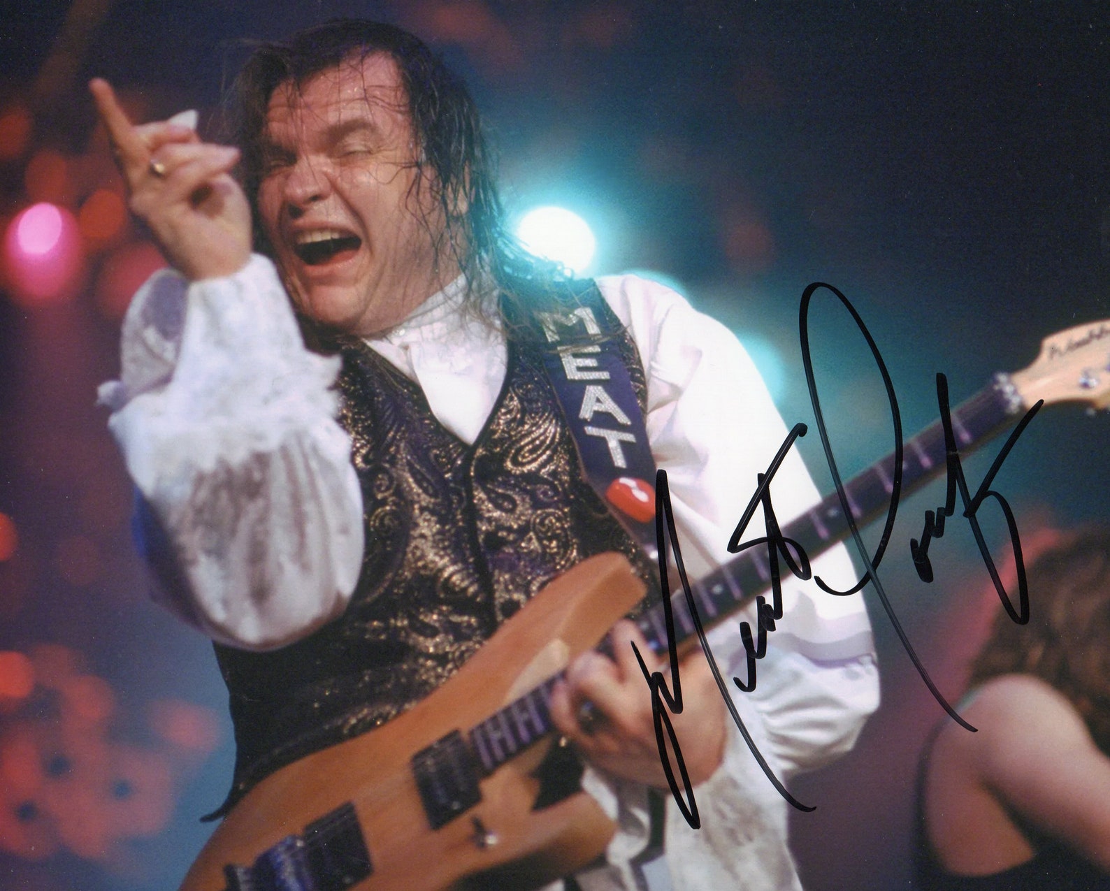 Signed Meat Loaf 8 X 10 Photo - Etsy