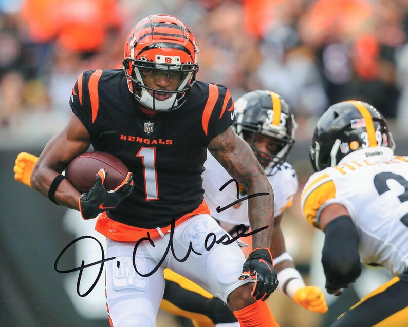 Signed Ja'marr Chase 8 X 10 Photo Cincinnati Bengals Nice - Etsy