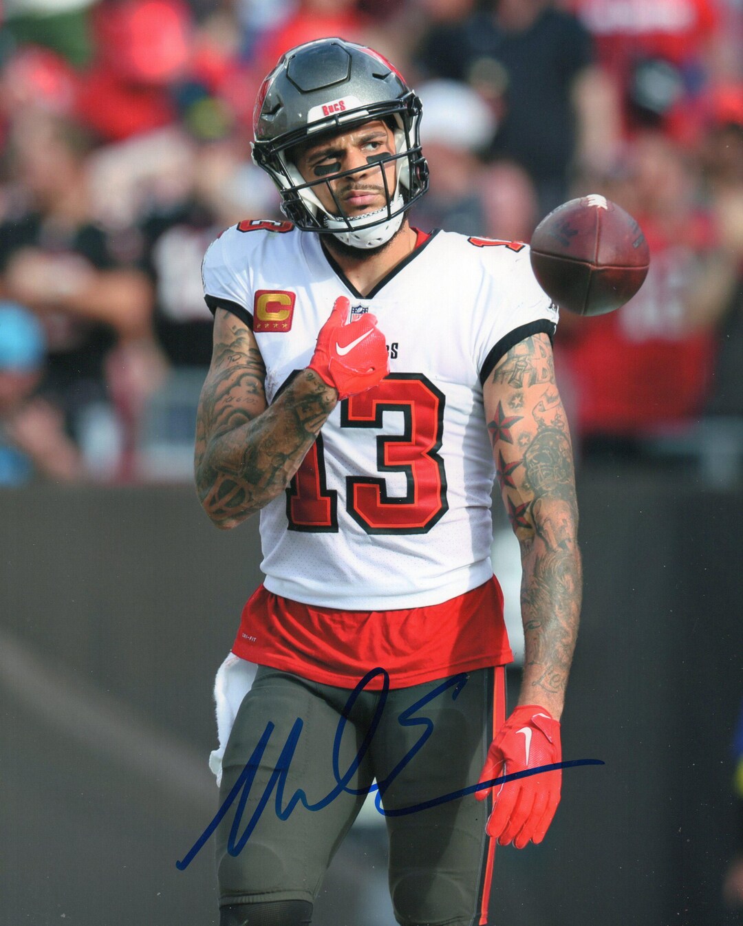 Signed Mike Evans 8 X 10 Photo Tampa Bay Buccaneers Very Nice - Etsy