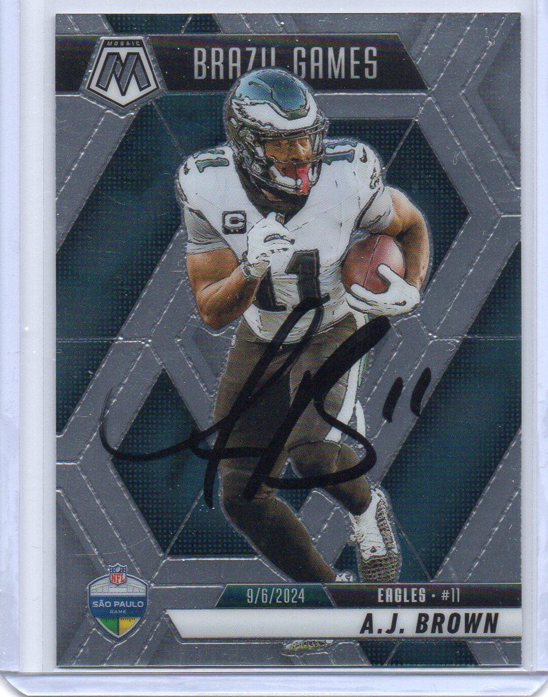 Signed A.J. Brown Card Philadelphia Eagles - Etsy