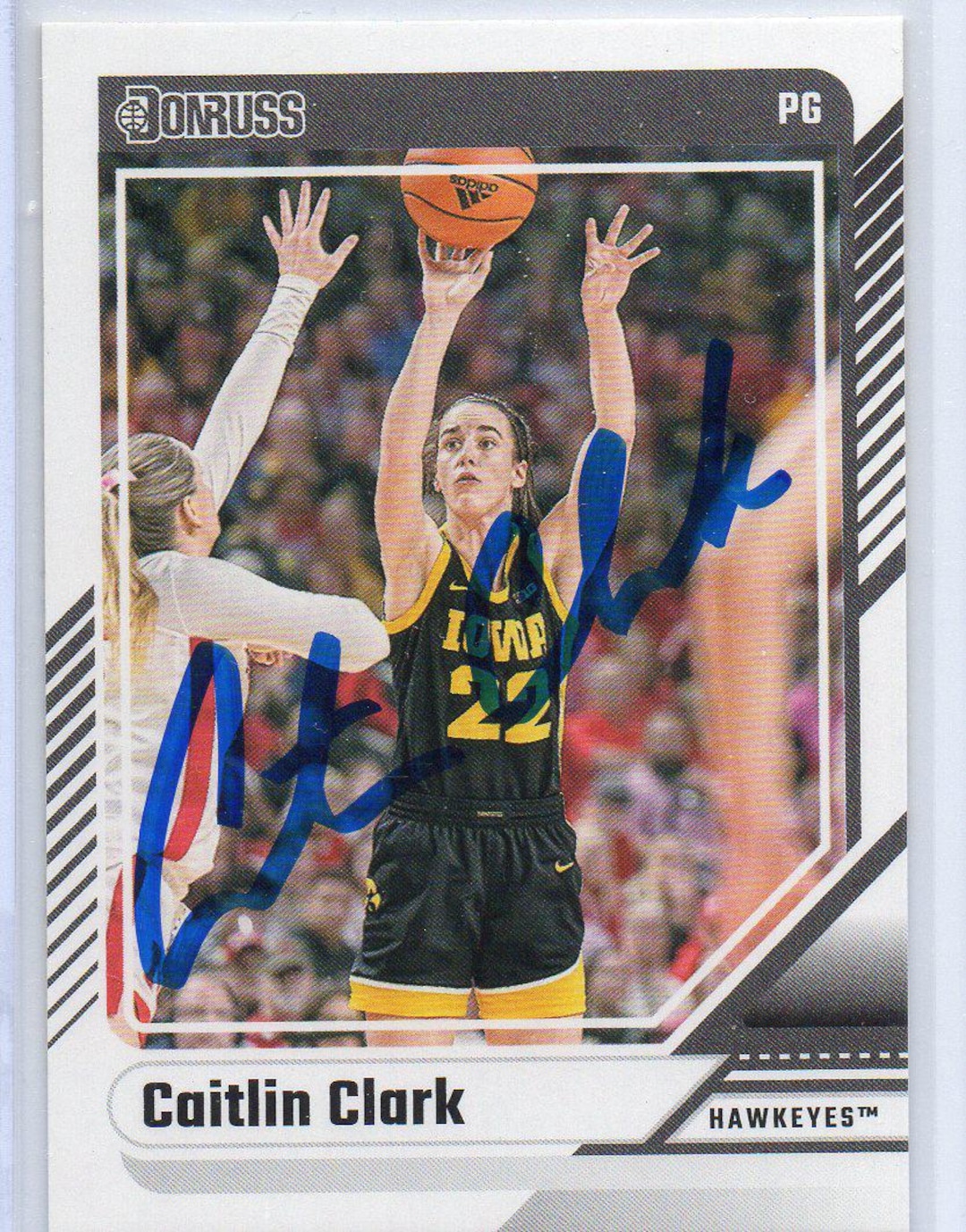 Signed Caitlin Clark Card Indiana Fever Nice - Etsy