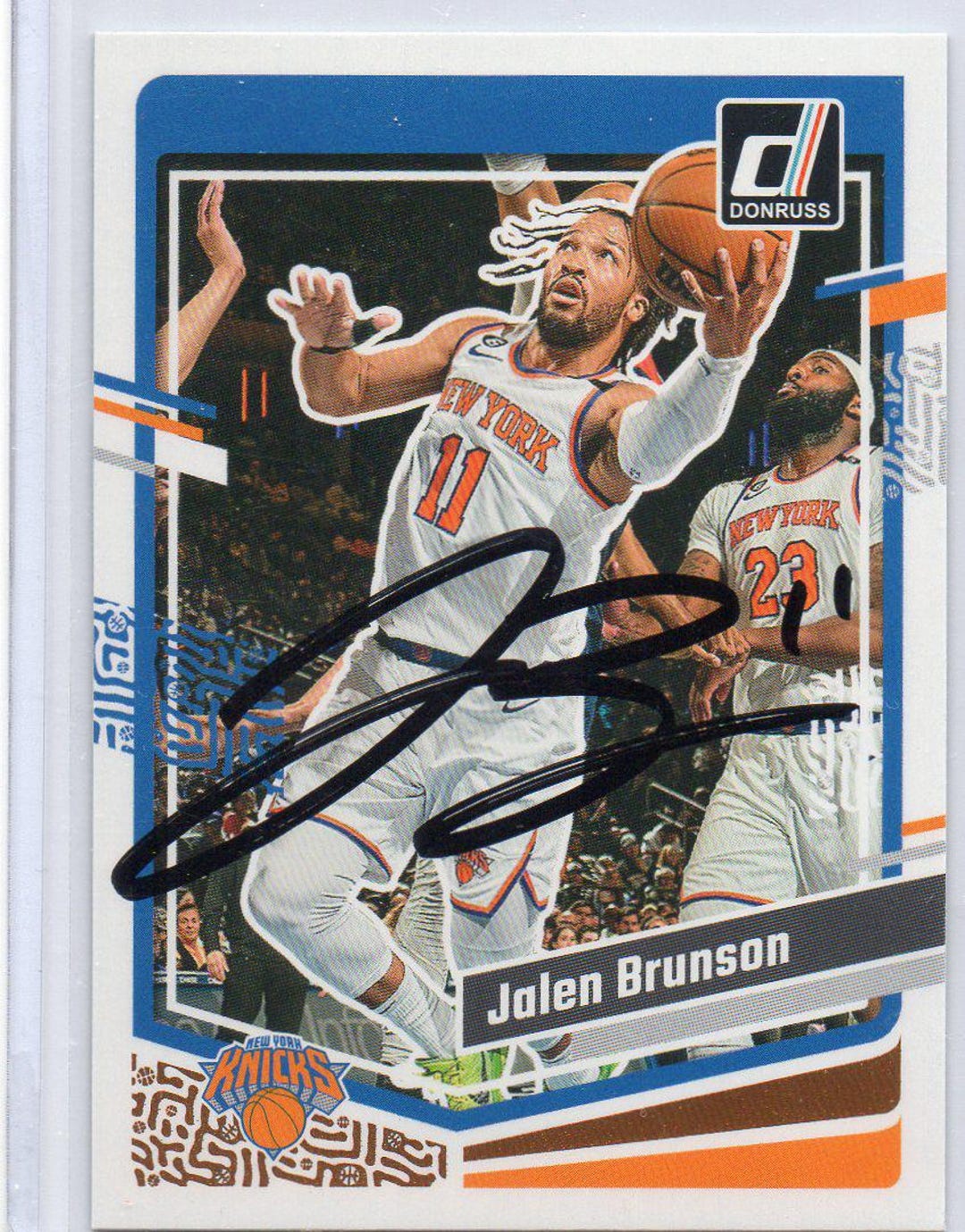 Signed Jalen Brunson Card New York Knicks Nice - Etsy