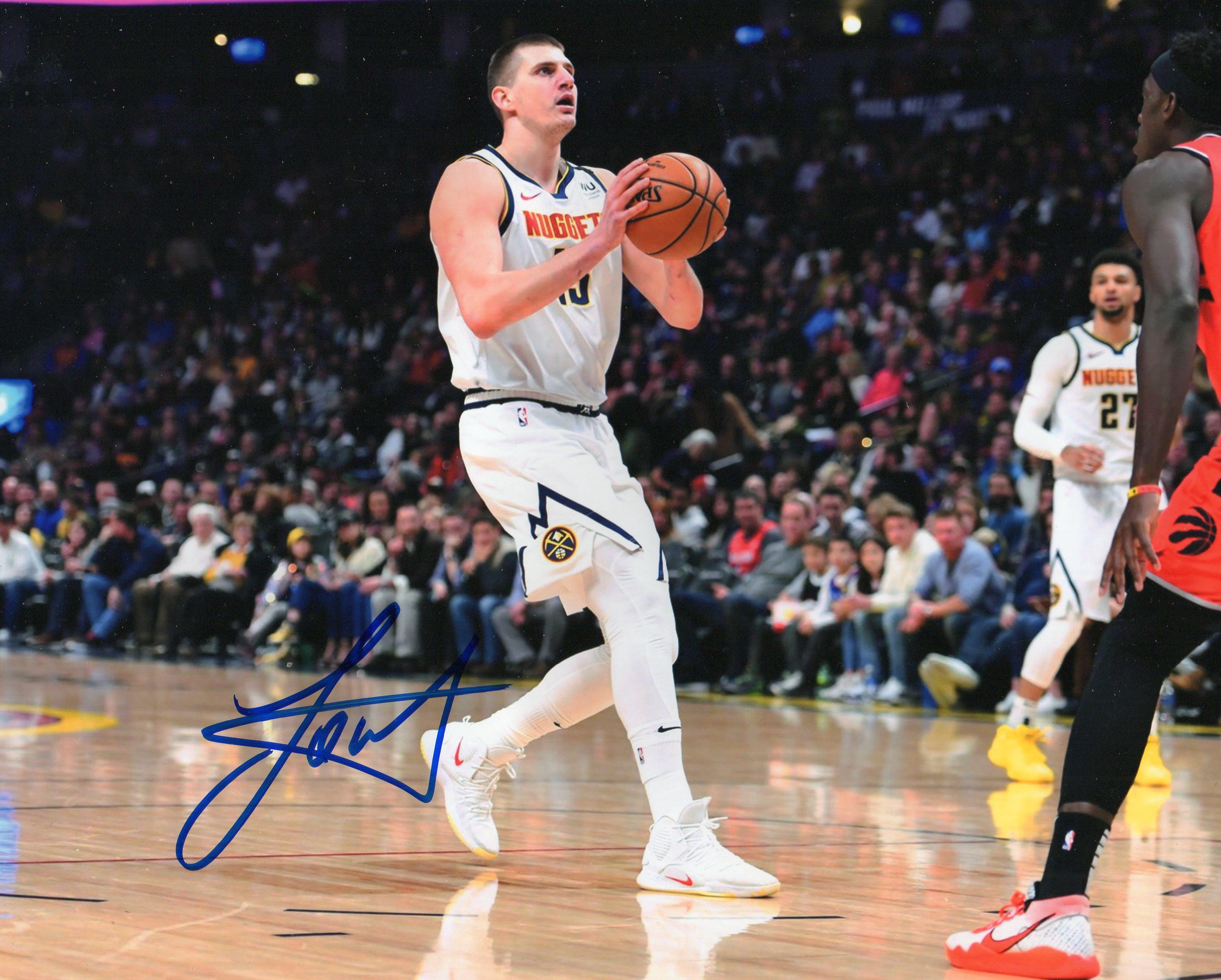 Signed Nikola Jokic 8 X 10 Photo Denver Nuggets - Etsy