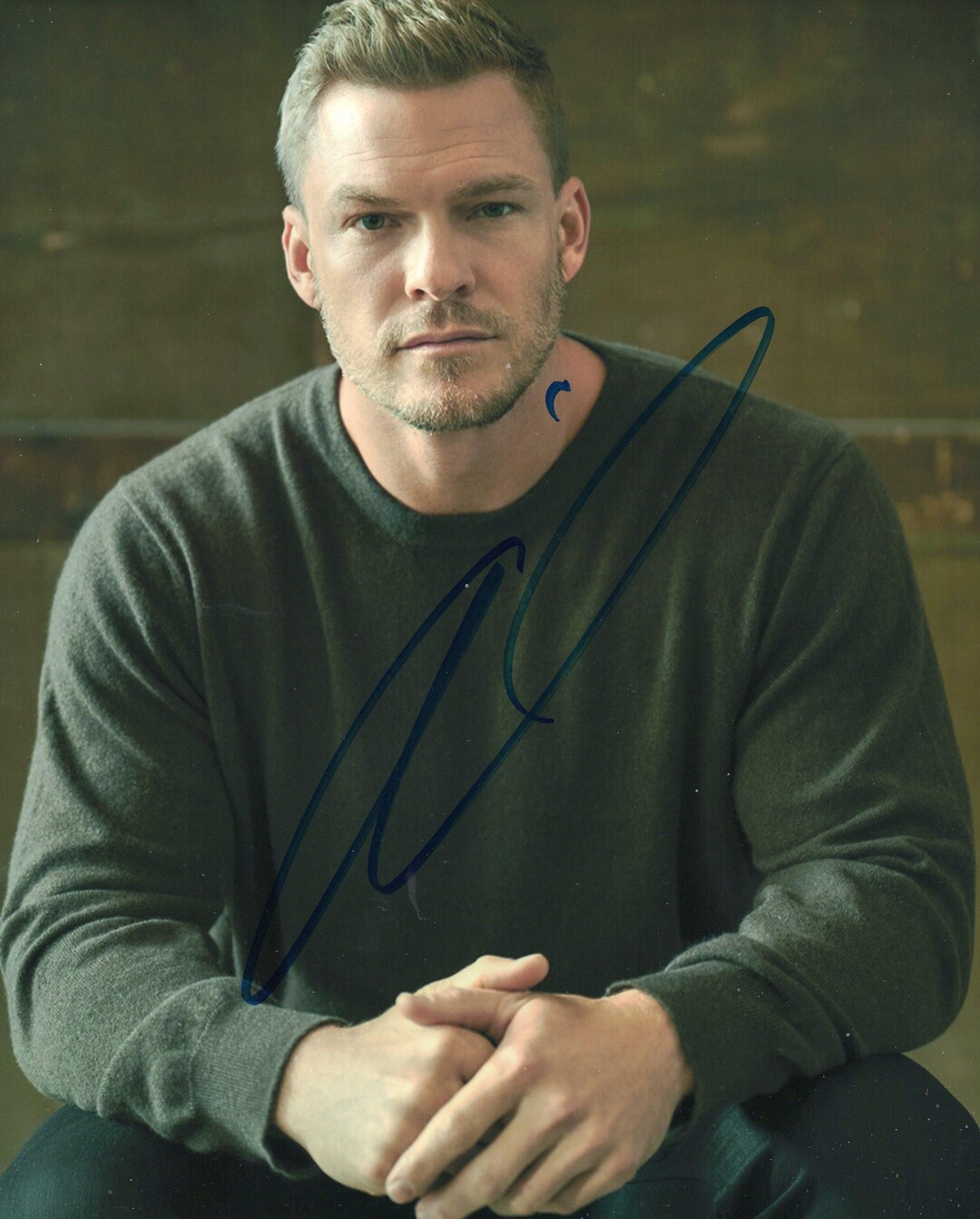 Signed Alan Ritchson 8 X 10 Photo Reacher Nice - Etsy
