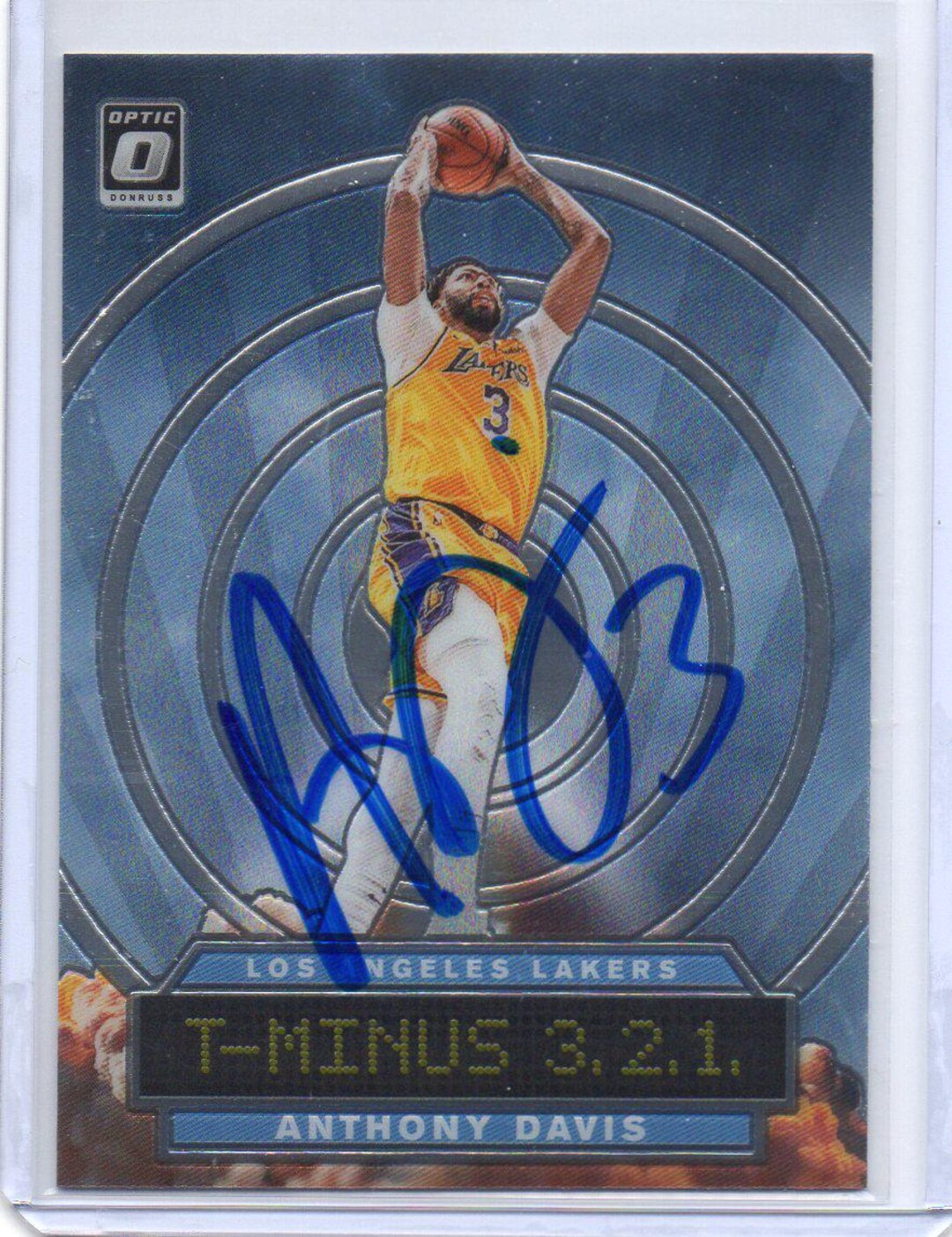 Signed Anthony Davis Card Lakers Nice - Etsy