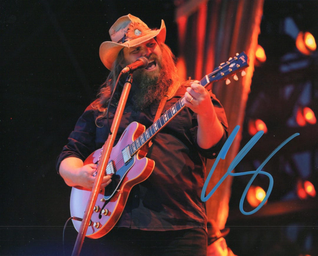Signed Chris Stapleton 8 X 10 Photo - Etsy