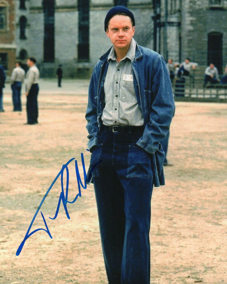Signed Tim Robbins 8 X 10 Photo the Shawshank Redemption - Etsy