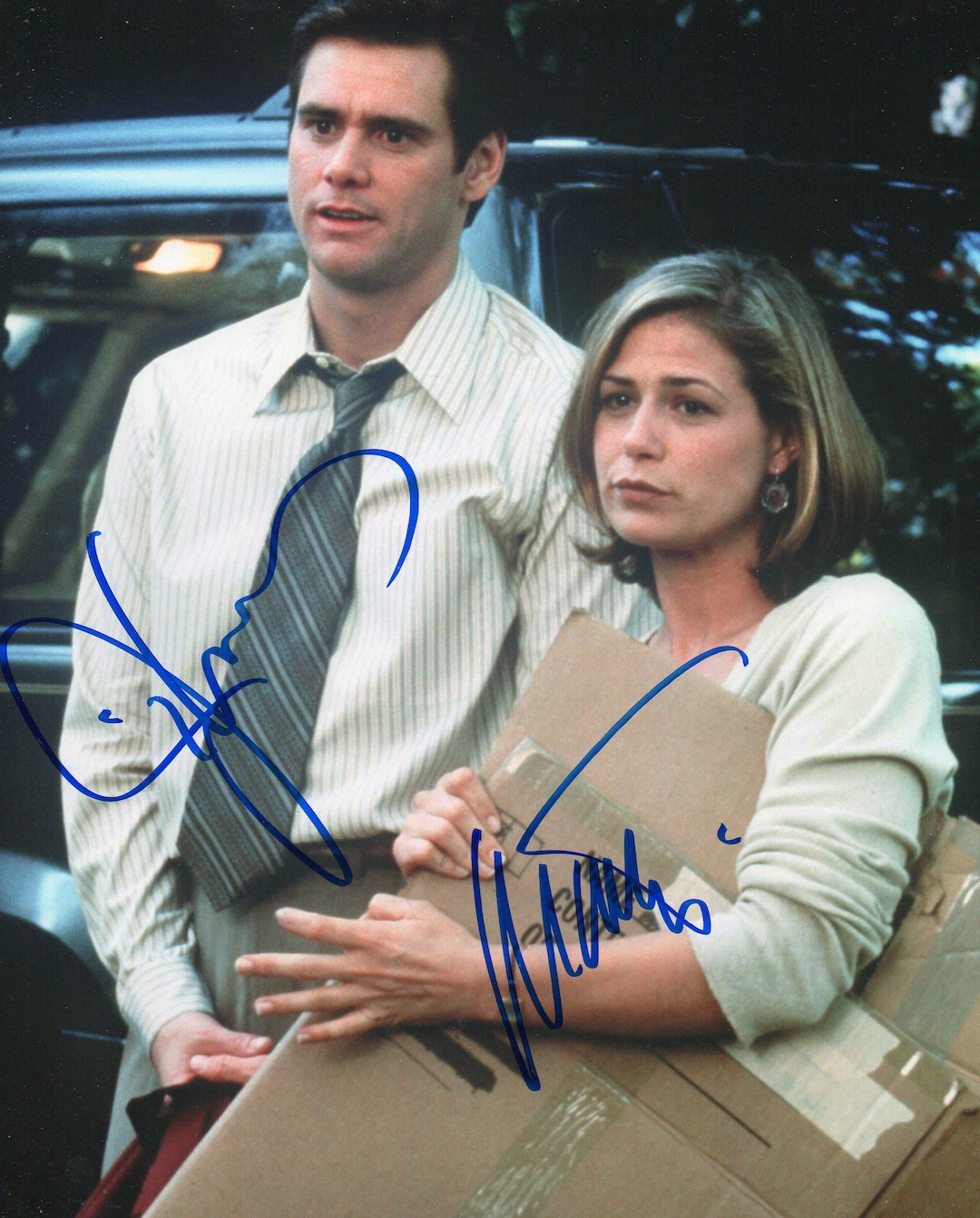Signed Jim Carrey & Maura Tierney 8 X 10 Photo - Etsy