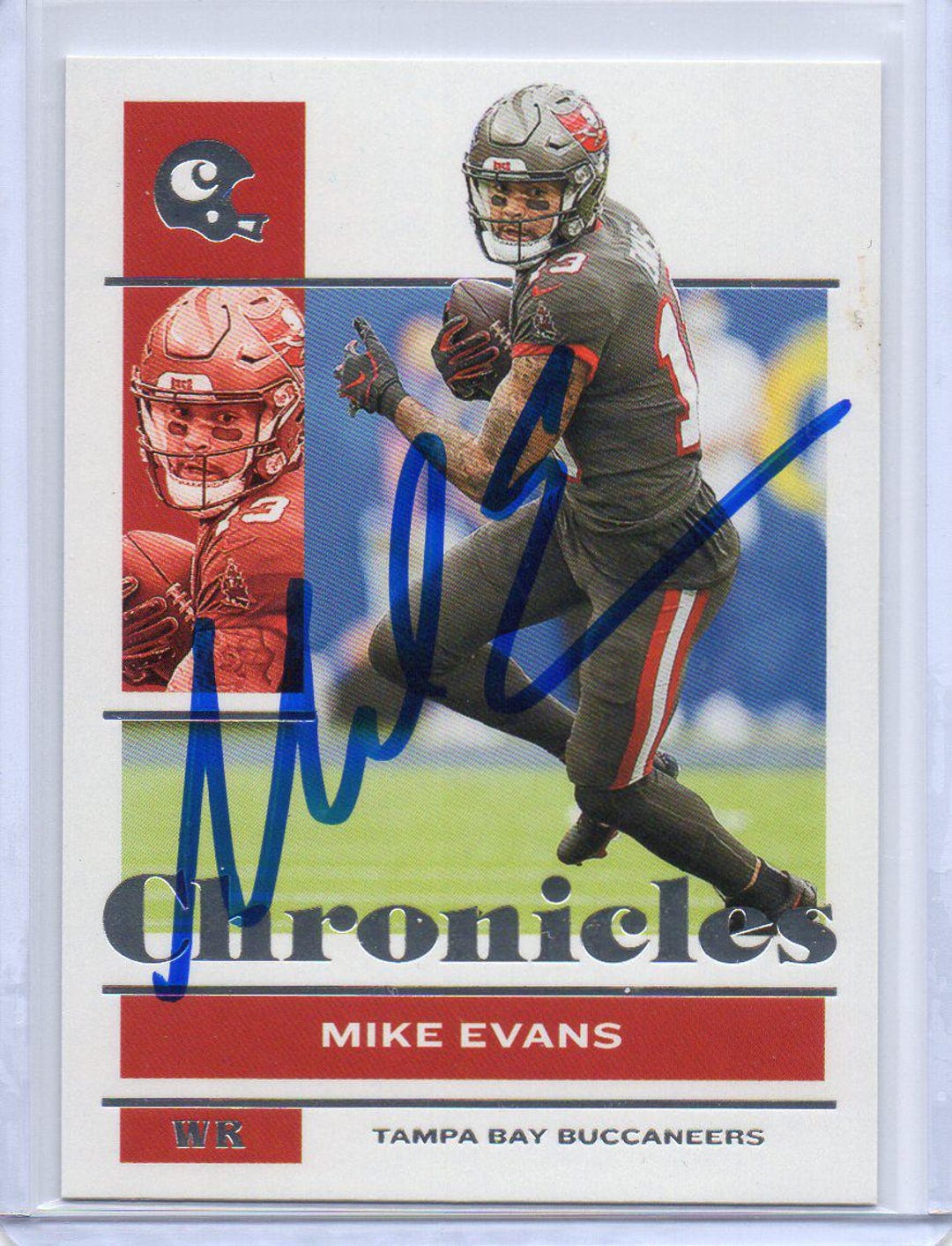 Signed Mike Evans Card Tampa Bay Buccaneers - Etsy