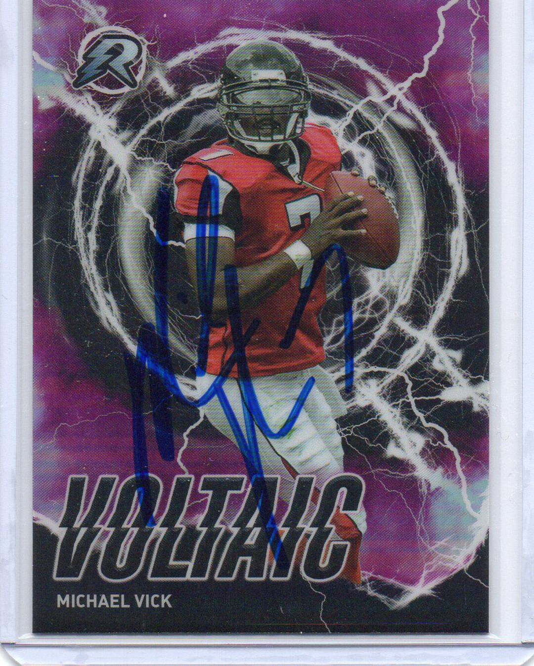 Signed Michael Vick Card Atlanta Falcons Very Nice - Etsy