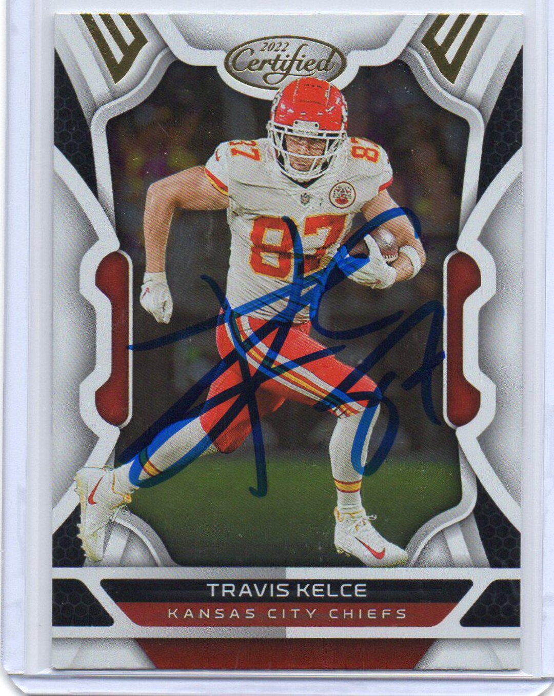Signed Travis Kelce Card Kansas City Chiefs Very Nice - Etsy