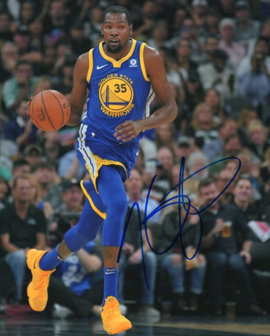 Signed Kevin Durant 8 X 10 Photo Golden State Warriors Nice - Etsy