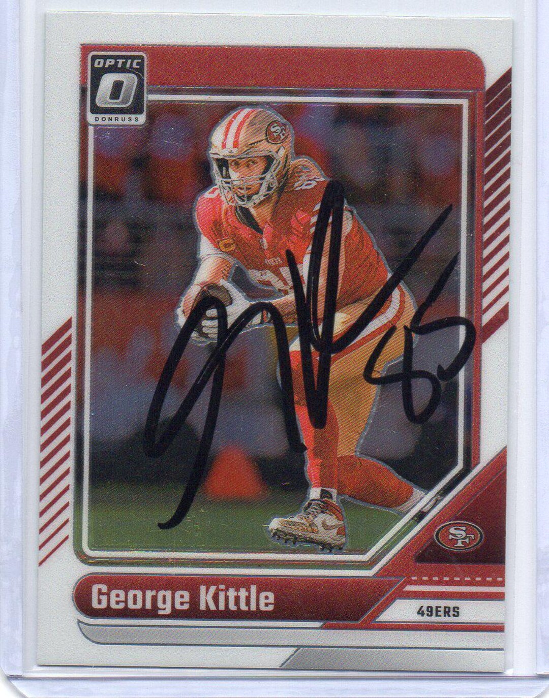 Signed George Kittle Card Niners Really Nice - Etsy