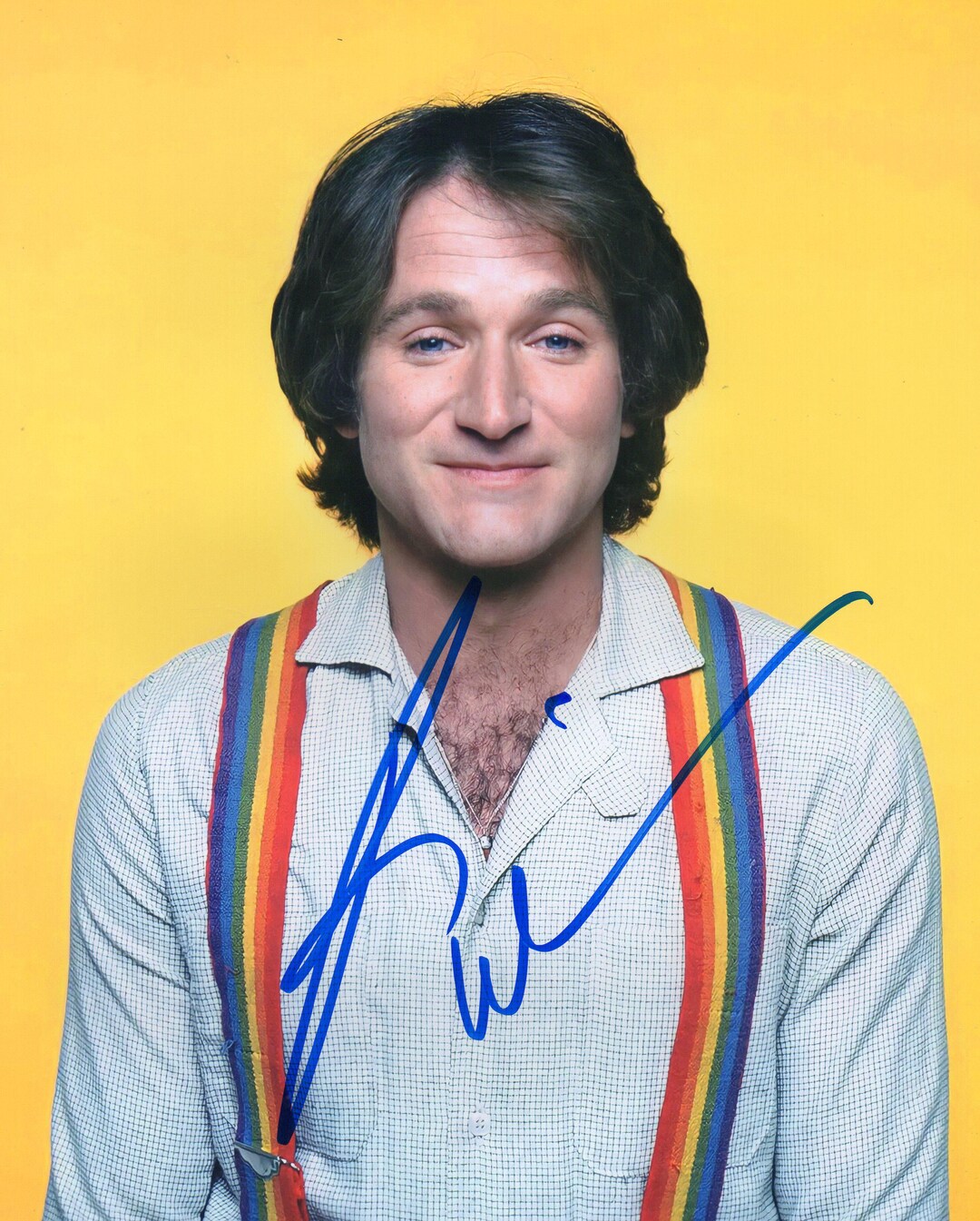 Signed Robin Williams 8 X 10 Photo Mork Happy Days - Etsy
