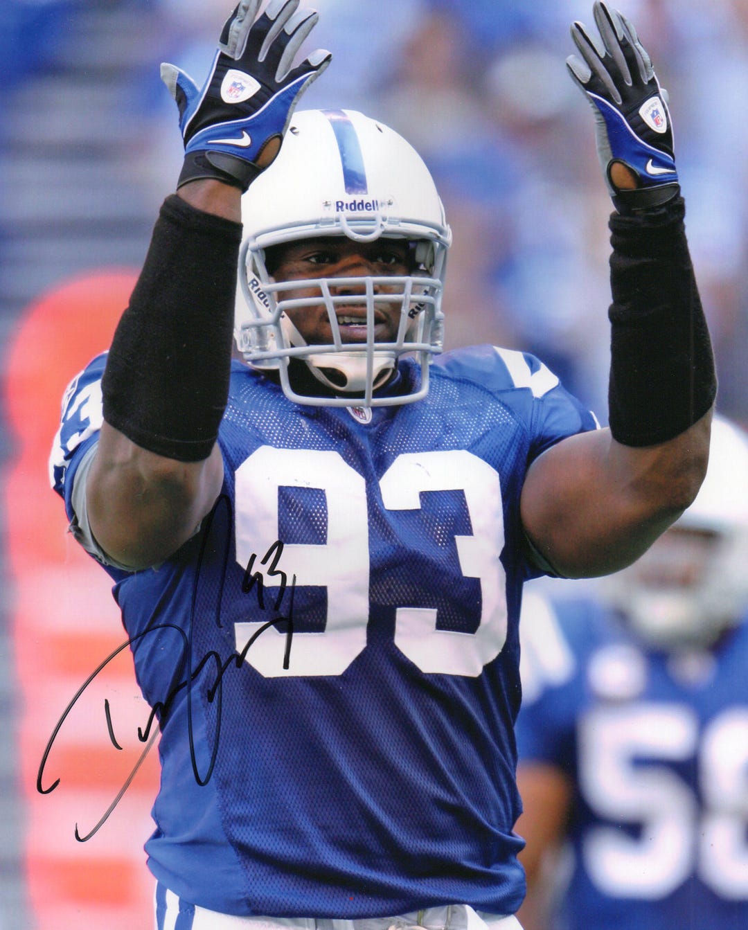 Signed Dwight Freeney 8 X 10 Photo Indianapolis Colts - Etsy