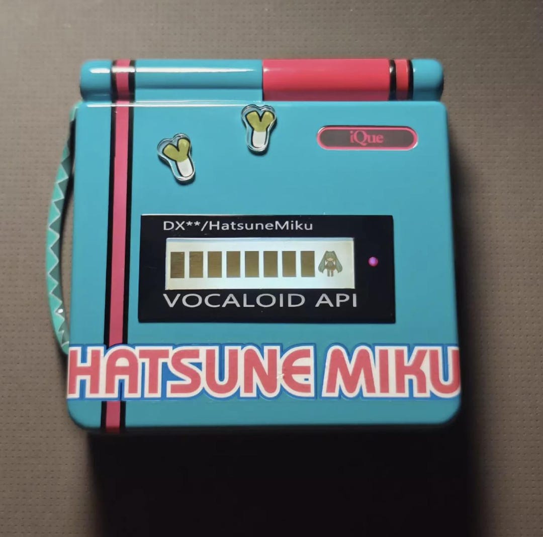 Hatsune Miku Game Boy Advance SP: IPS High-brightness Collector Edition ...