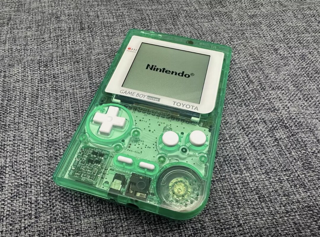 Custom Clear Green Game Boy Pocket - Toyota Edition - IPS Display - Etsy