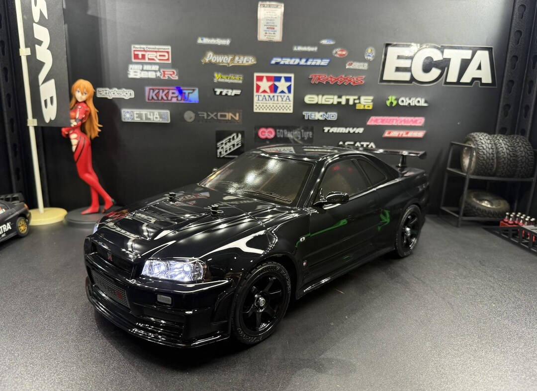 1/10 Custom Nissan Skyline GT-R R34 Nismo RC Car – Taimya Chassis Ready ...