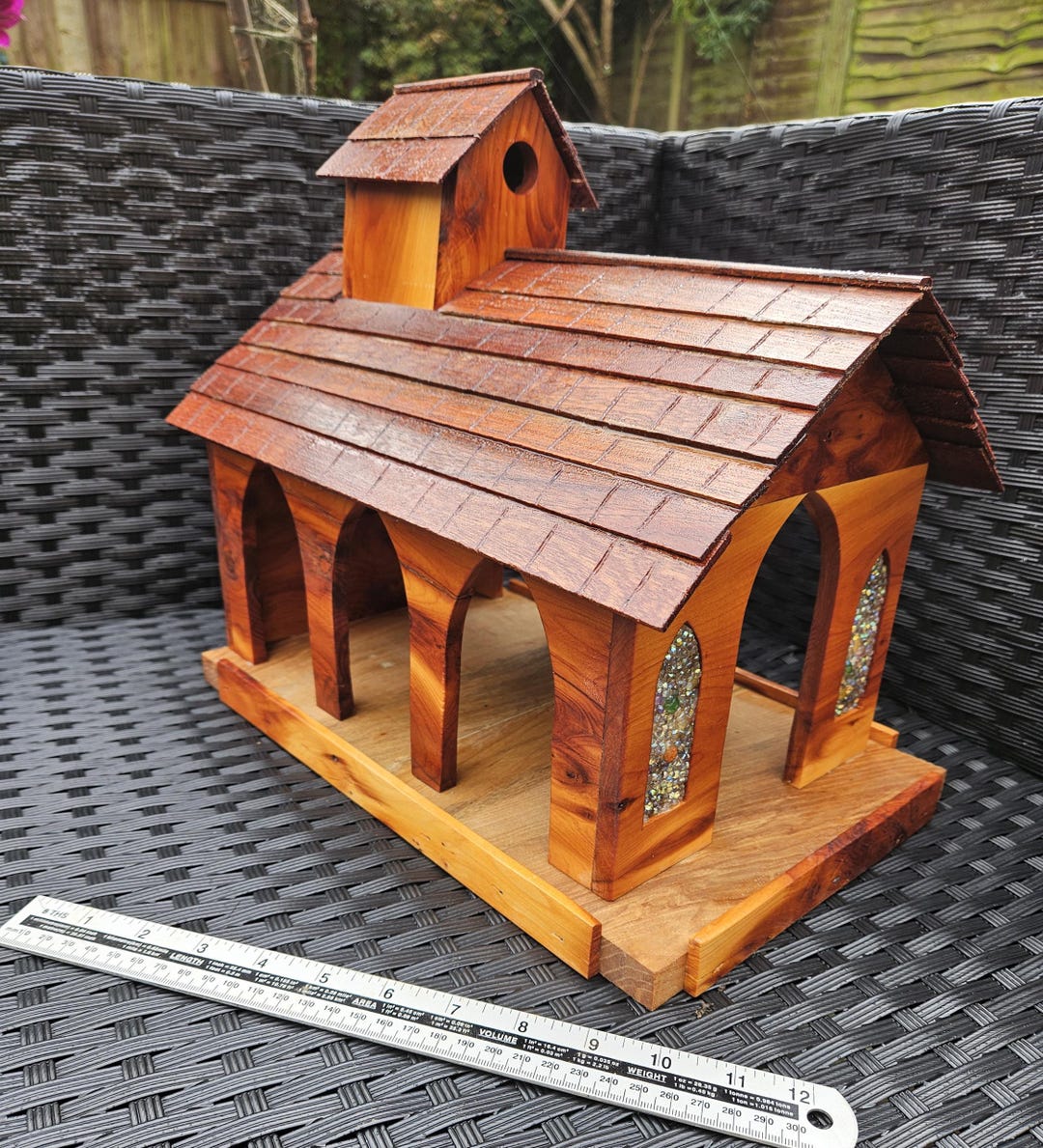 Church Style Bird Feeder, Bird Table, Bird Feeder, Bird Feeding ...